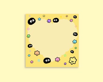 Pink Adorable Kawaii Soot Dust Sprites Spirited Away Totoro - Etsy