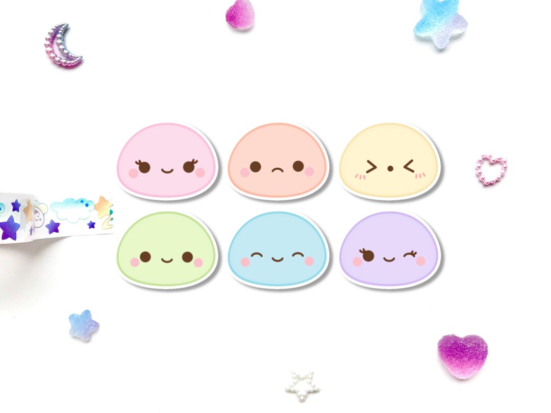 Mochi Friends Sticker Set - Etsy