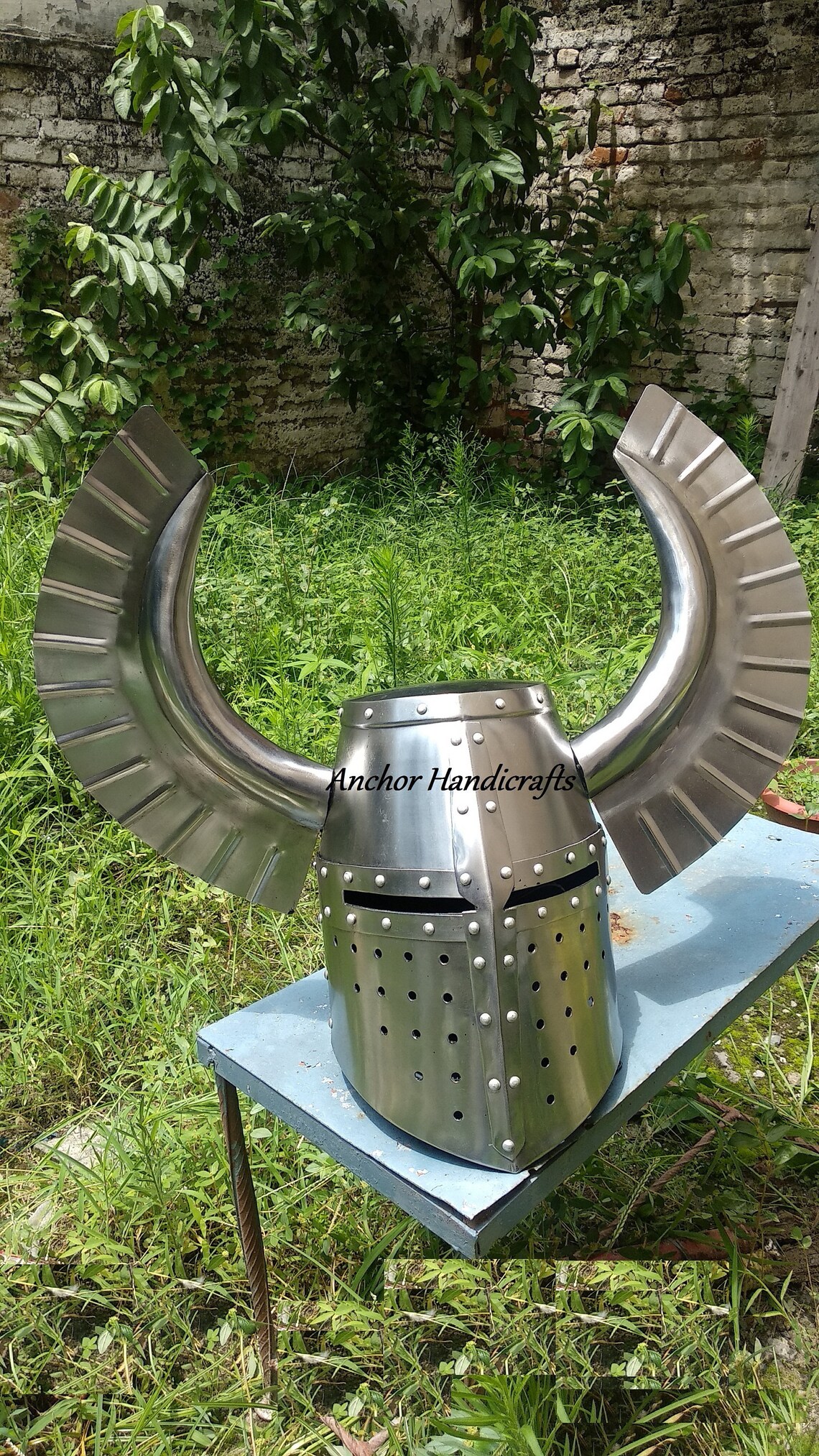 Medieval Knight Great Helmet With Teutonic Crest Wing Helmet | Etsy