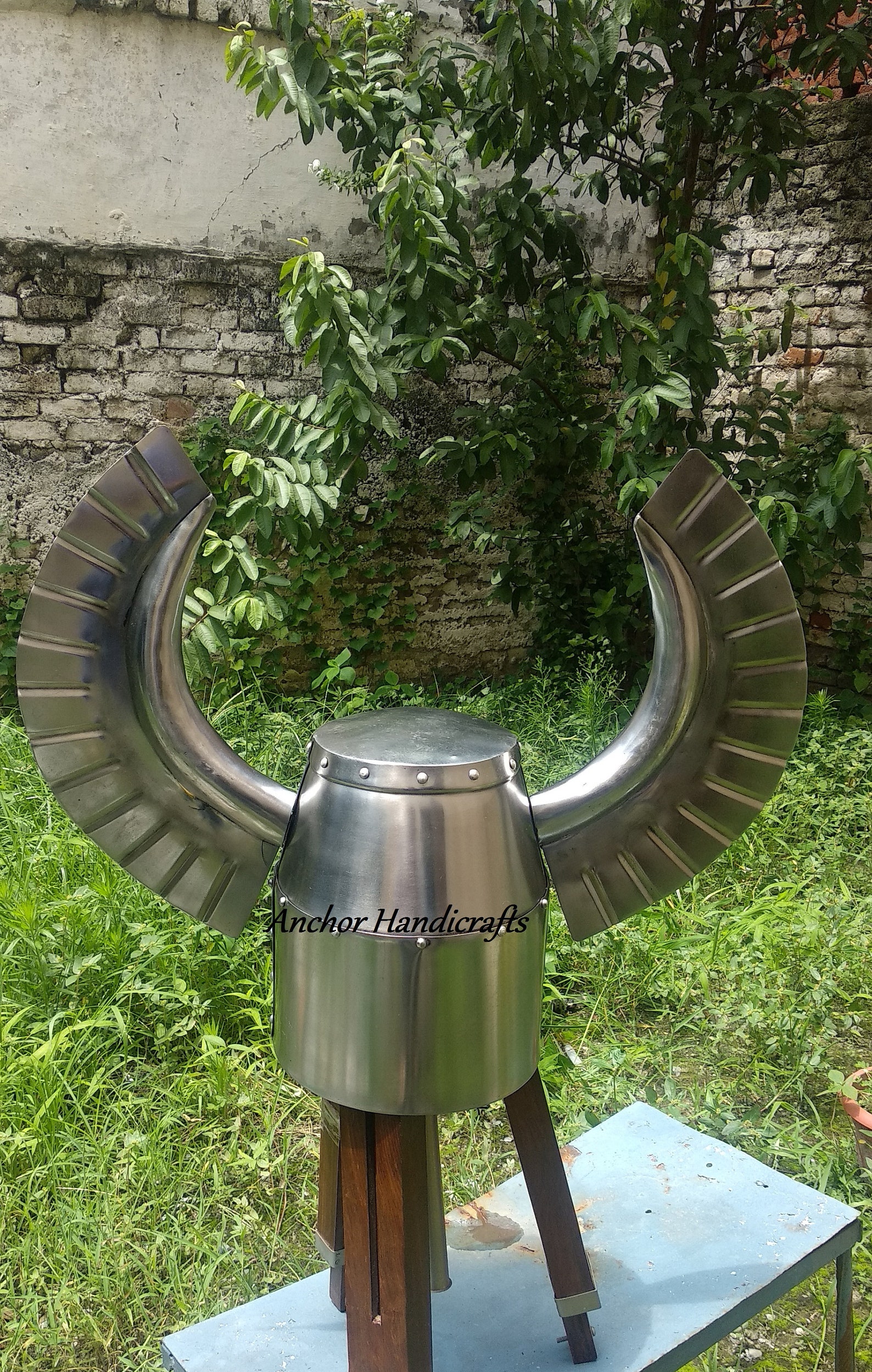 Medieval Knight Great Helmet With Teutonic Crest Wing Helmet - Warrior ...