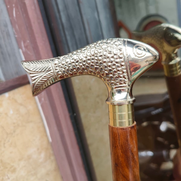 Bamboo Walking Stick - Etsy