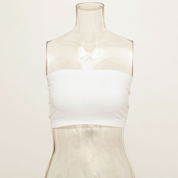 White Tube Top - Etsy