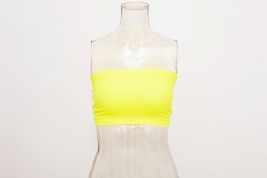 Women's Yellow Tube Top - Etsy
