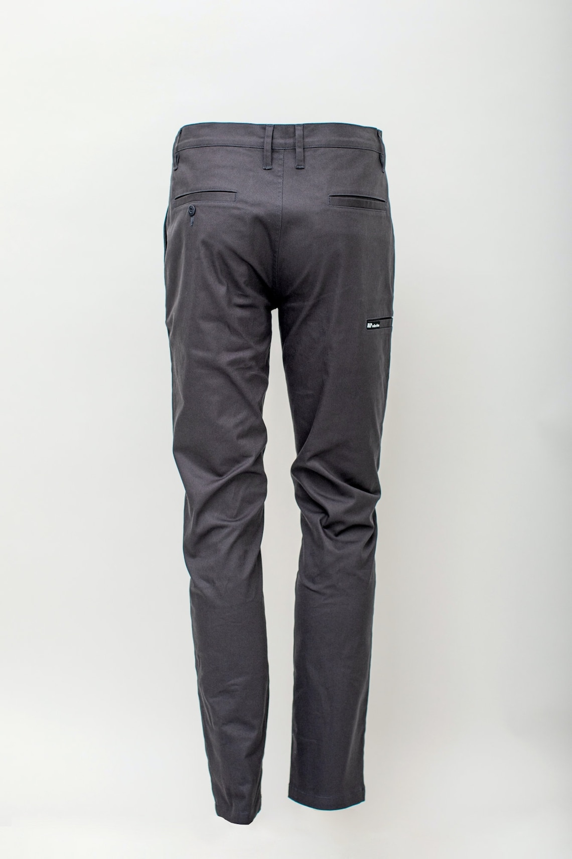 Men's Charcoal Long Cellphone Pocket Pants - Etsy