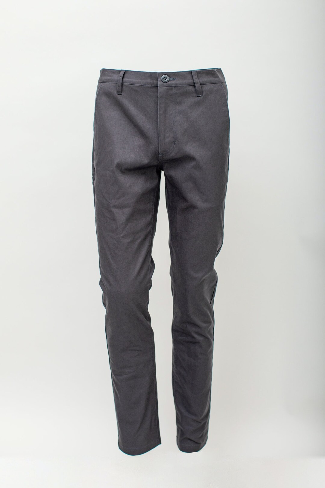 Men's Charcoal Long Cellphone Pocket Pants - Etsy