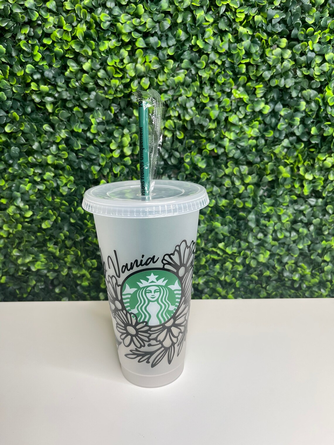 Florals Personalized Starbucks Cup, Custom Cup, Starbucks Tumbler ...