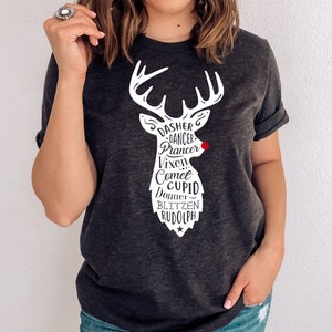 Santa's Red Nose Reindeers, Dasher Prancer Vixen Comet Cupid Donne ...