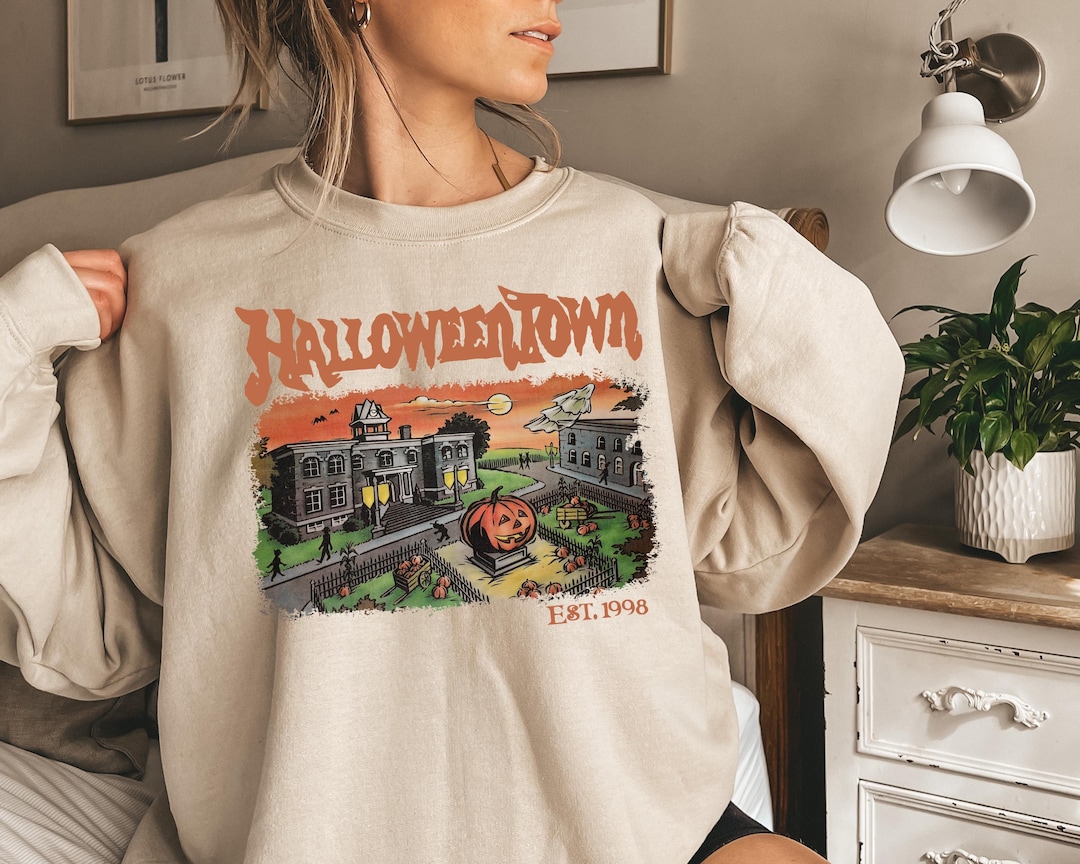 Halloweentown Est 1998 Sweatshirt, Retro Halloweentown Sweater ...