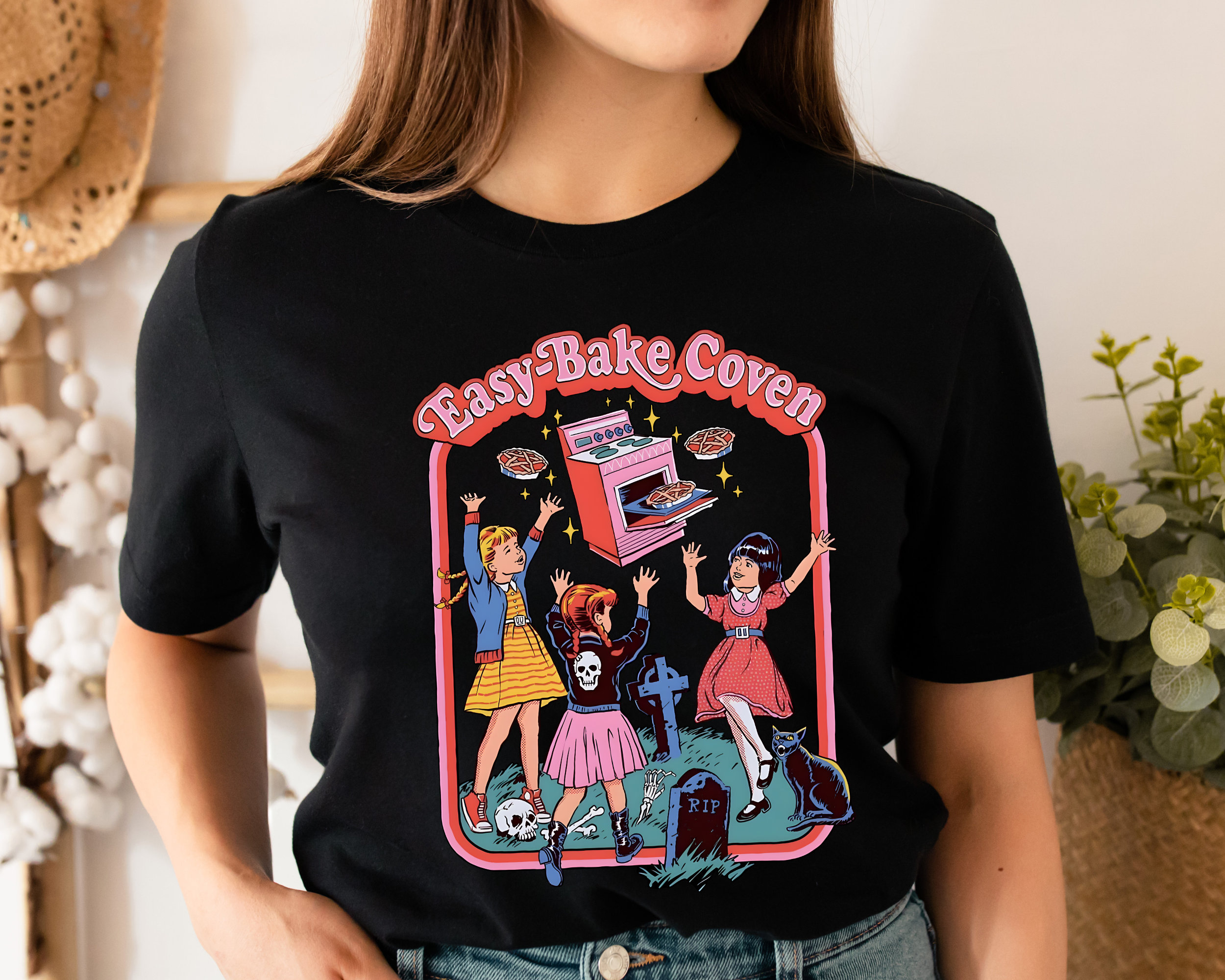 Easy Bake Coven Shirt Retro Halloween Shirt Witchy Halloween - Etsy