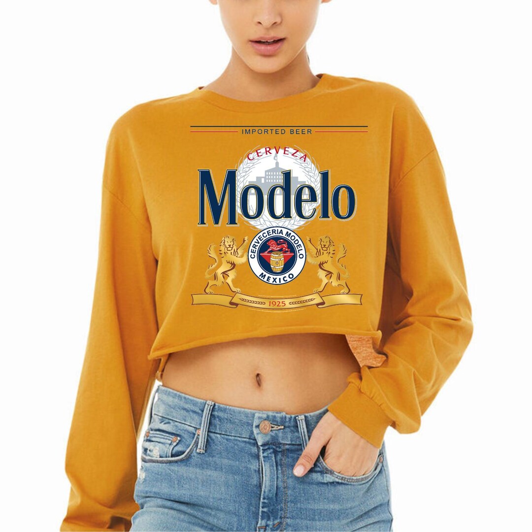 Modelo Cropped Long Sleeve Graphic - Etsy