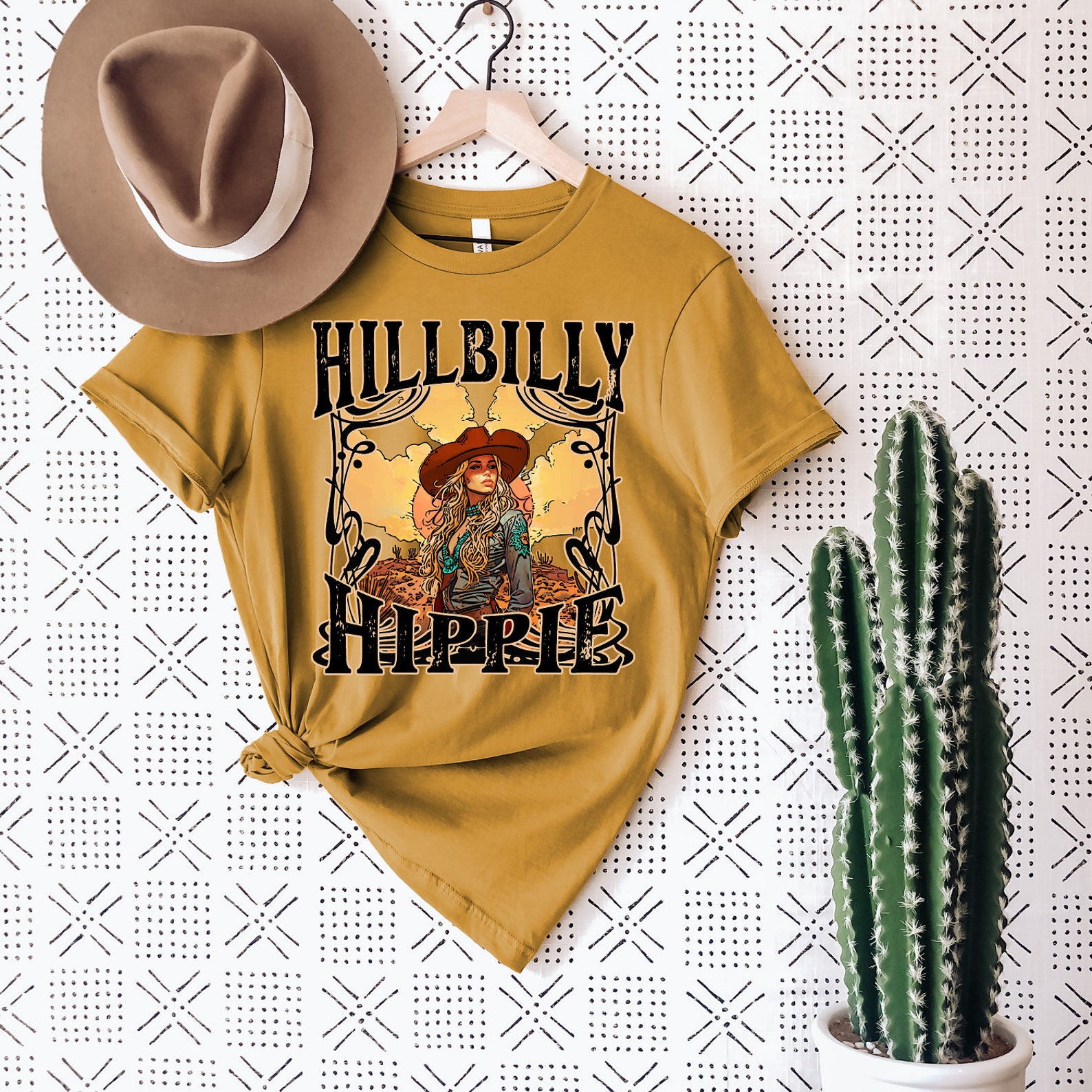 Hillbilly Hippie | Western | Boho| Graphic Tee - Etsy