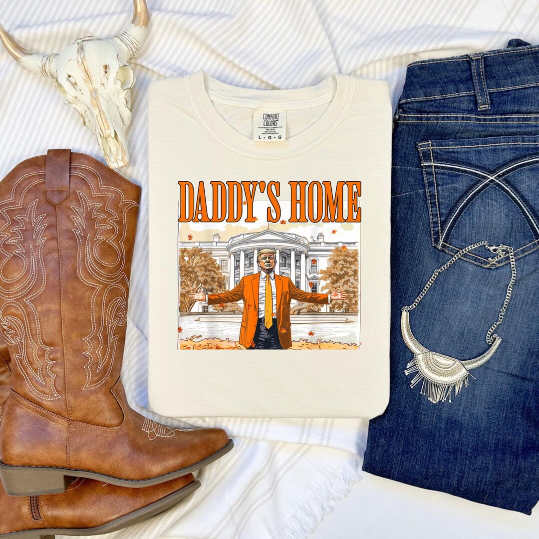 TRUMP | Daddy's Home | Tennessee | MAGA | Comfort Colors Graphic Tee - Etsy