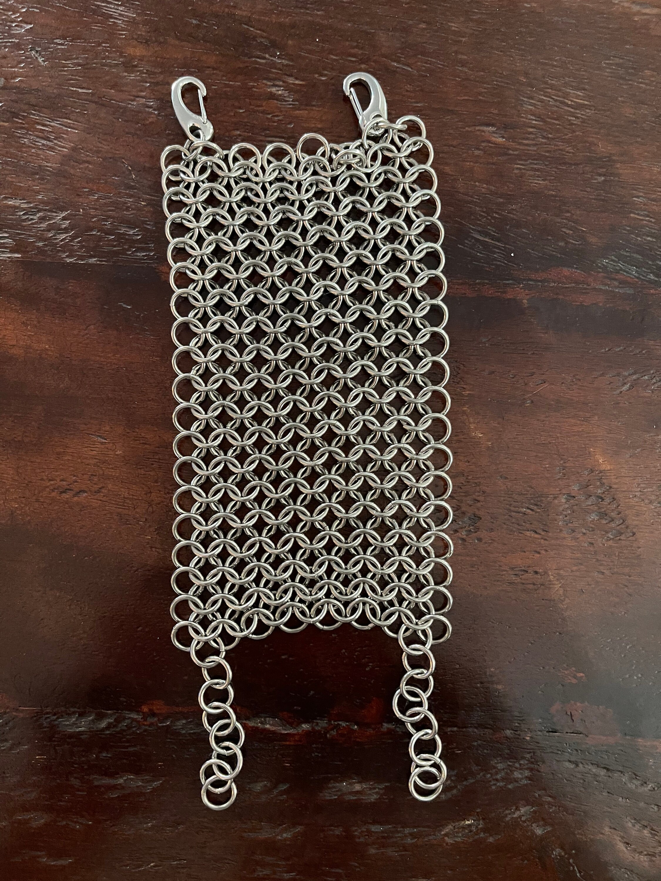 LAST BATCH Chainmail Wide Cuff Bracelet - Etsy