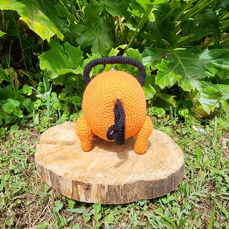 Demon Anime Chainsaw Dog Crochet Pattern. PDF Plushie - Etsy