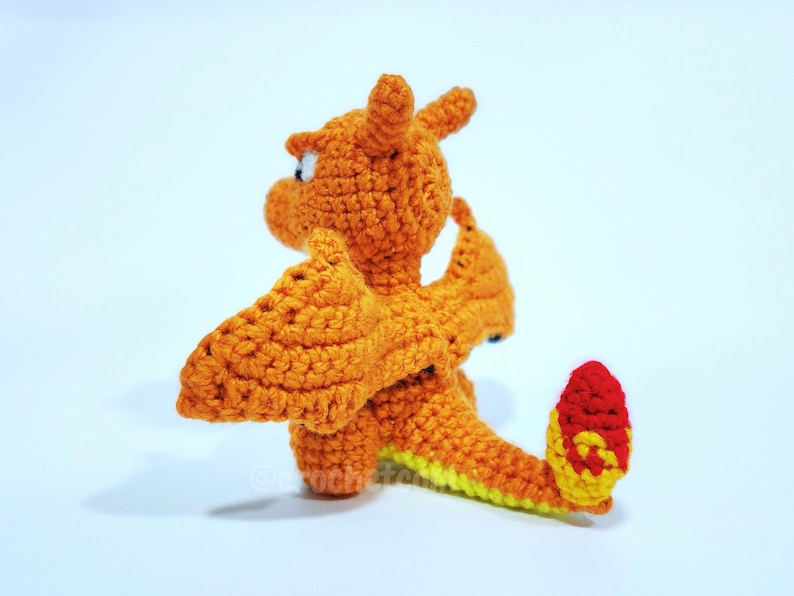 Charizard Crochet Pattern. PDF Plushie Amigurumi Pattern in English - Etsy