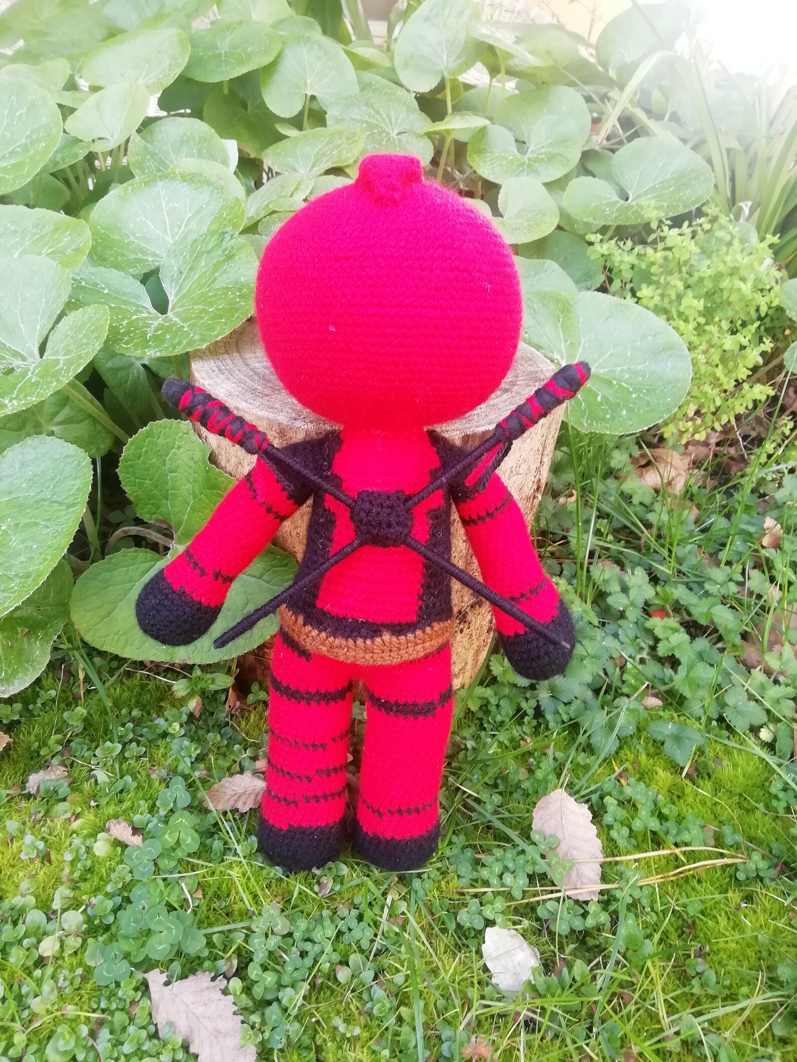 Deadpool PDF Crochet Pattern. Plushie Amigurumi Pattern in - Etsy