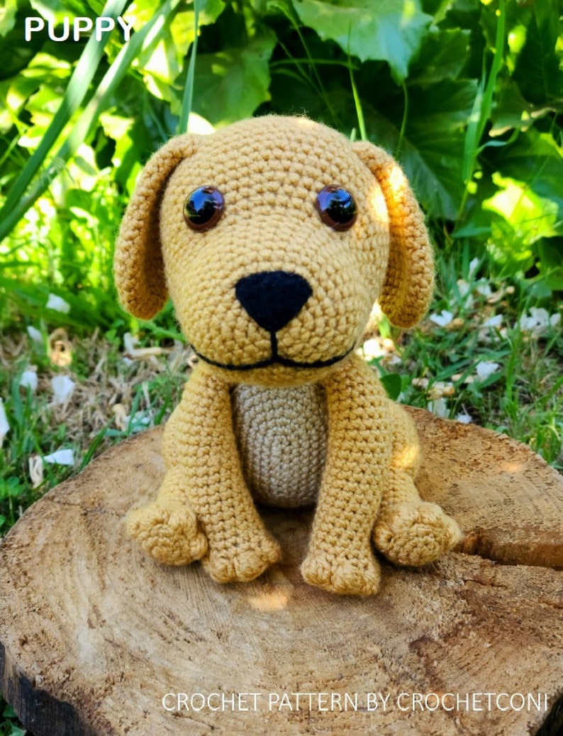 Puppy Dog Crochet Pattern, PDF Crochet Pattern in English. - Etsy