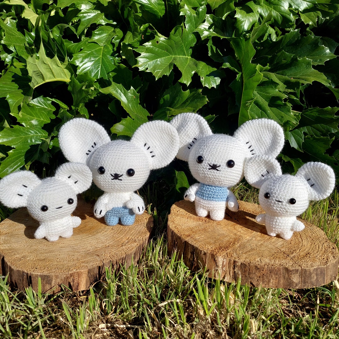 Maushold - Tandemaus Crocheted Plush, Pokemon Handmade Amigurumi - Etsy