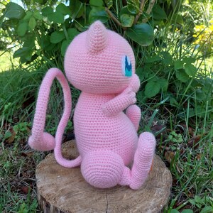Mew Crocheted Plush, Pokemon Handmade Amigurumi - Etsy