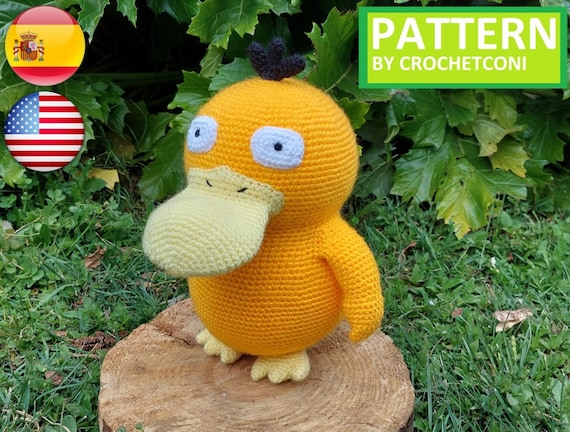Psyduck Crochet Pattern. Pokemon PDF Plushie Amigurumi - Etsy
