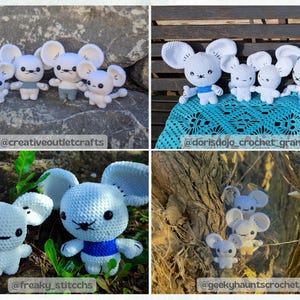 Maushold - Tandemaus Crochet Pattern. PDF Plushie Amigurumi Pattern in ...