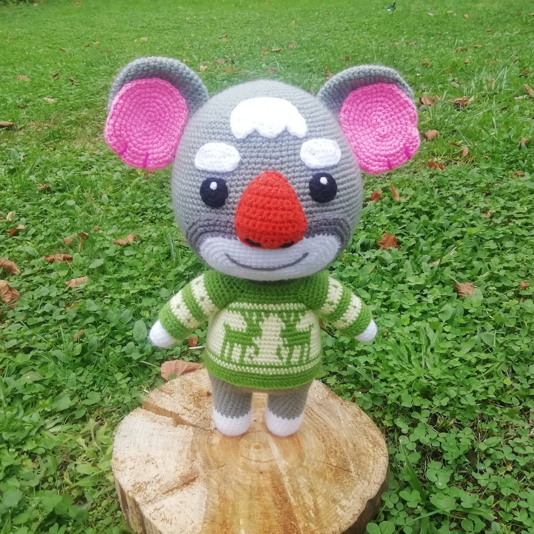 Gonzo Crochet Pattern. Animal Crossing Plushie Amigurumi PDF | Etsy