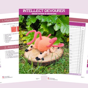 Intellect Devourer Crochet Pattern. PDF Plushie Amigurumi Pattern in English - Etsy