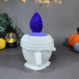 Litwick Pokemon, PDF Crochet Pattern. Plushie Amigurumi Pattern in ...