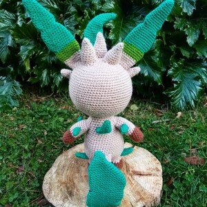 Leafeon Crochet Pattern. Pokemon Plushie Amigurumi PDF Pattern in ...