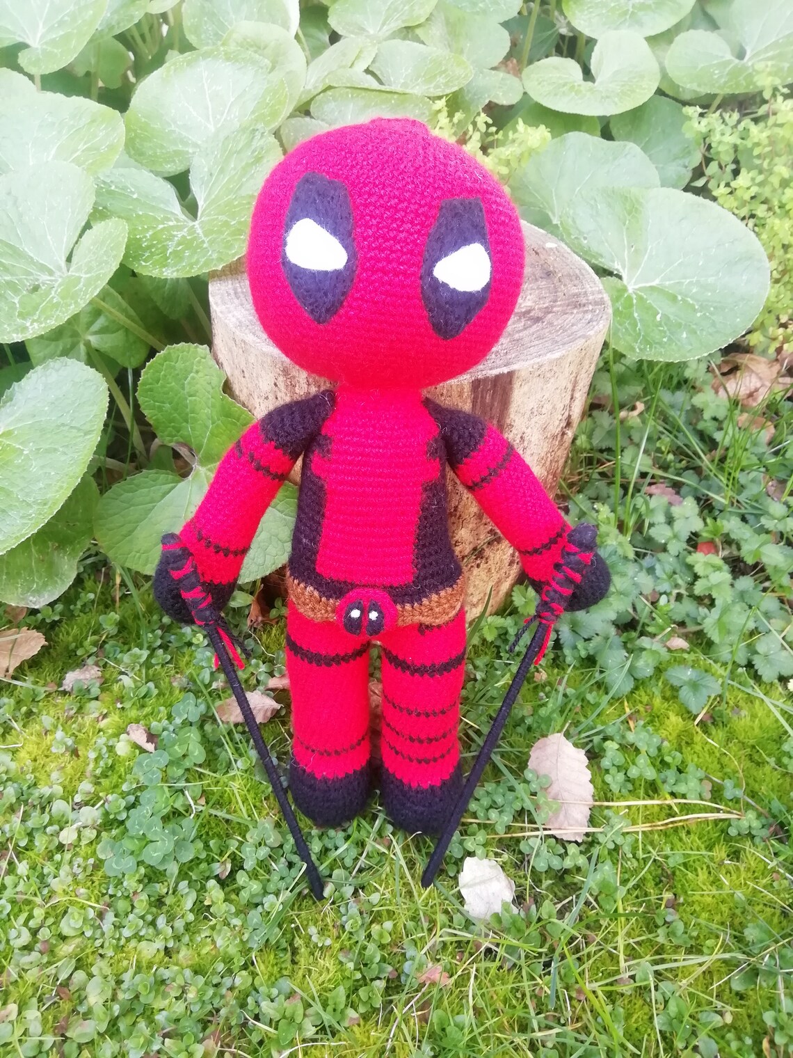 Deadpool PDF Crochet Pattern. Plushie Amigurumi Pattern in - Etsy