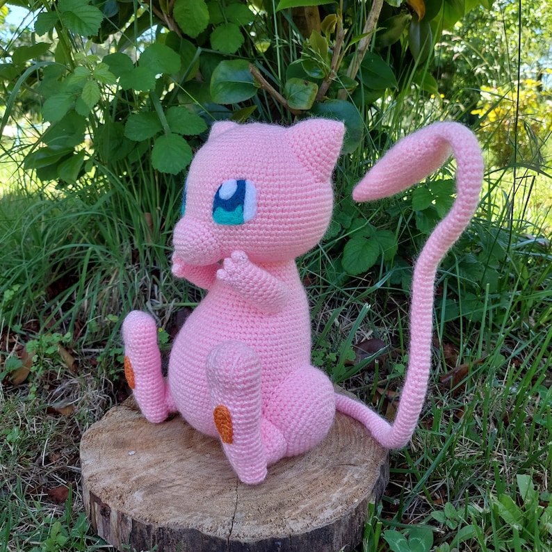 Mew Crochet Pattern. PDF Plushie Amigurumi Pattern in English - Etsy