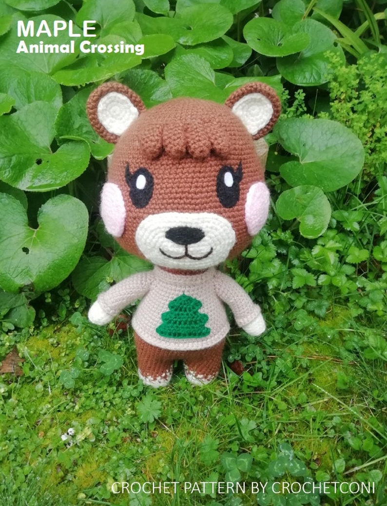 Maple Crochet Pattern. , Animal Crossing Plushie Amigurumi PDF Pattern ...