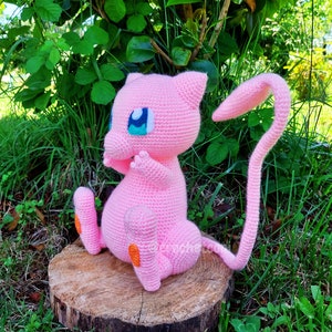 Mew Crochet Pattern. PDF Plushie Amigurumi Pattern in English & Español ...