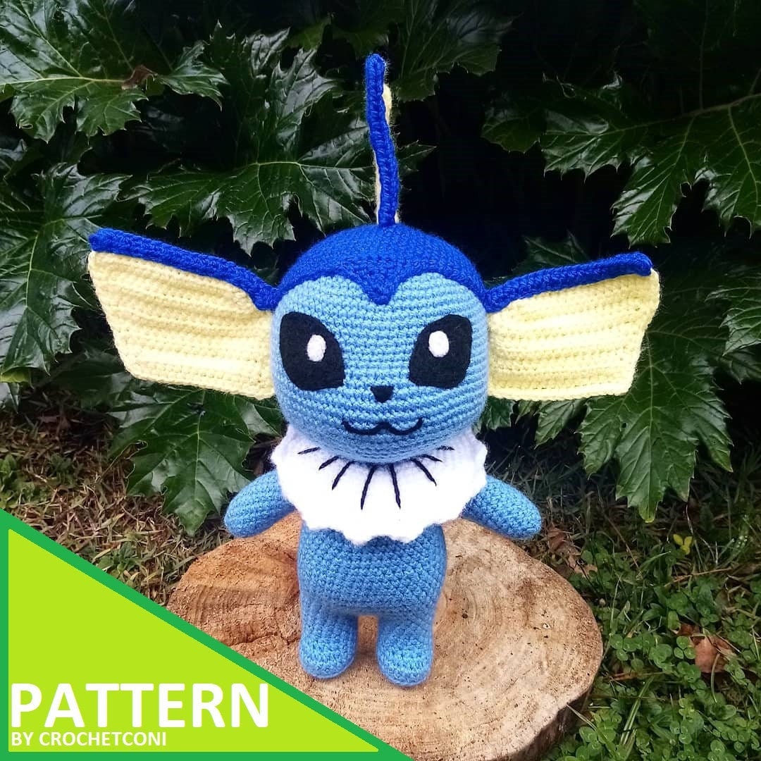 Vaporeon Plush Pattern