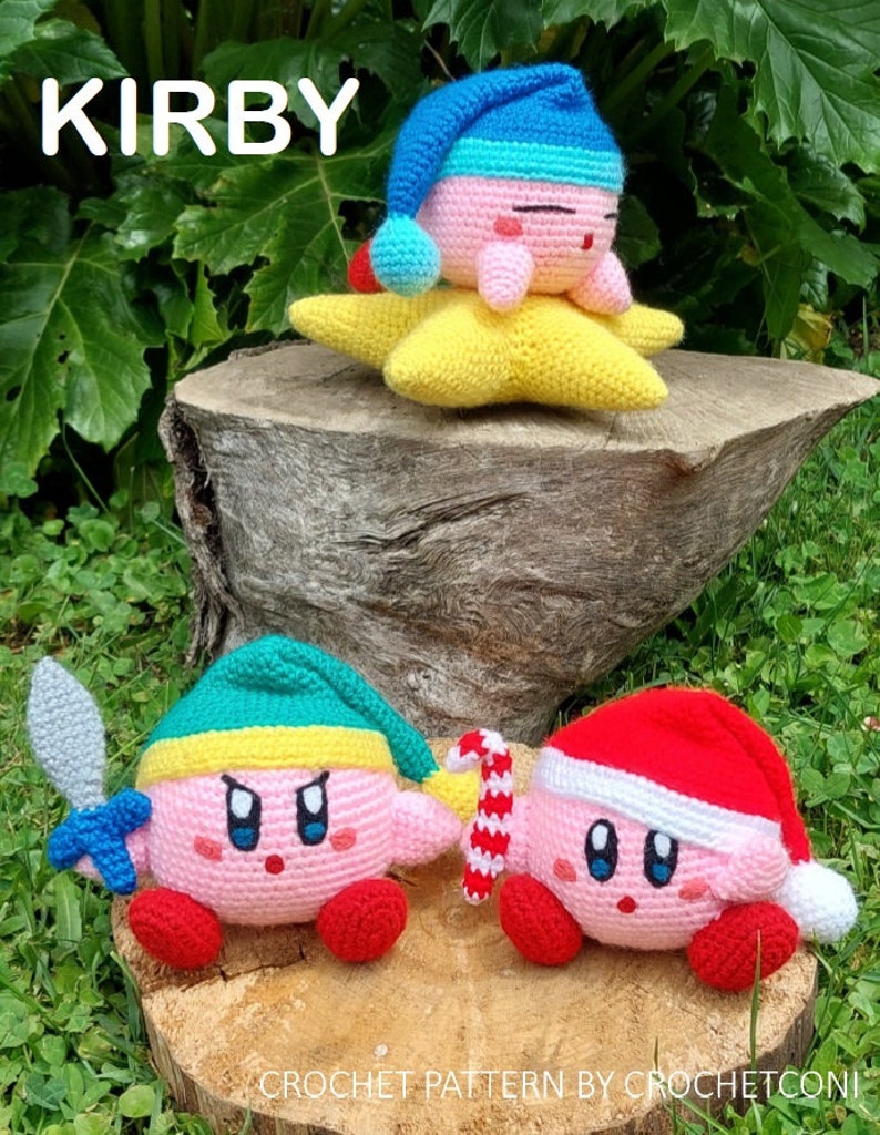 Kirby Crochet Pattern. PDF Plushie Amigurumi Pattern in - Etsy Canada