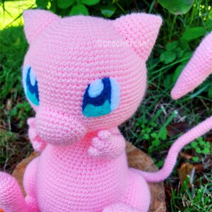 Mew Crochet Pattern. PDF Plushie Amigurumi Pattern in English & Español ...