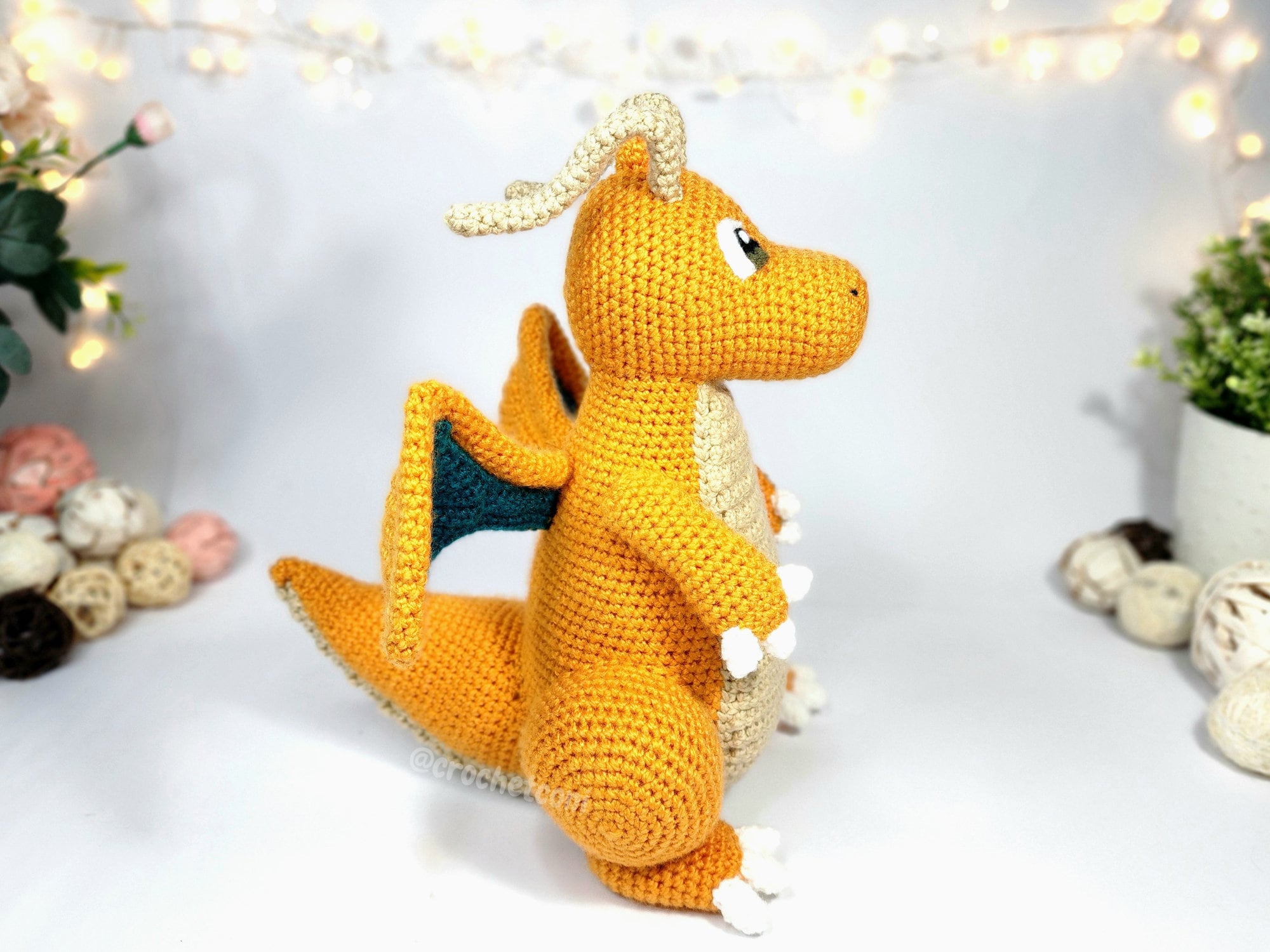 Dragonite Crochet Pattern. PDF Plushie Amigurumi Pattern in English - Etsy
