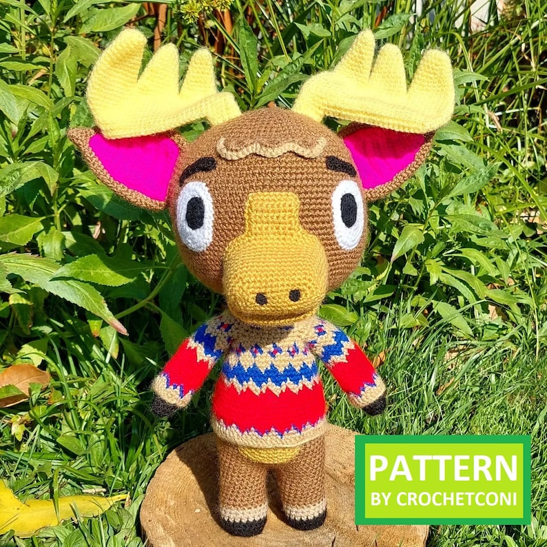 Erik Crochet Pattern. Animal Crossing Plushie Amigurumi PDF - Etsy