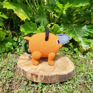 Demon Anime Chainsaw Dog Crochet Pattern. PDF Plushie Amigurumi Pattern ...