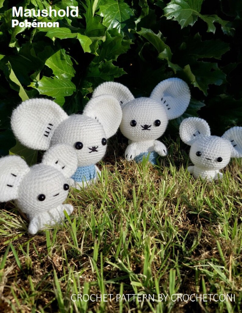 Maushold Tandemaus Crochet Pattern. PDF Plushie Amigurumi - Etsy Australia