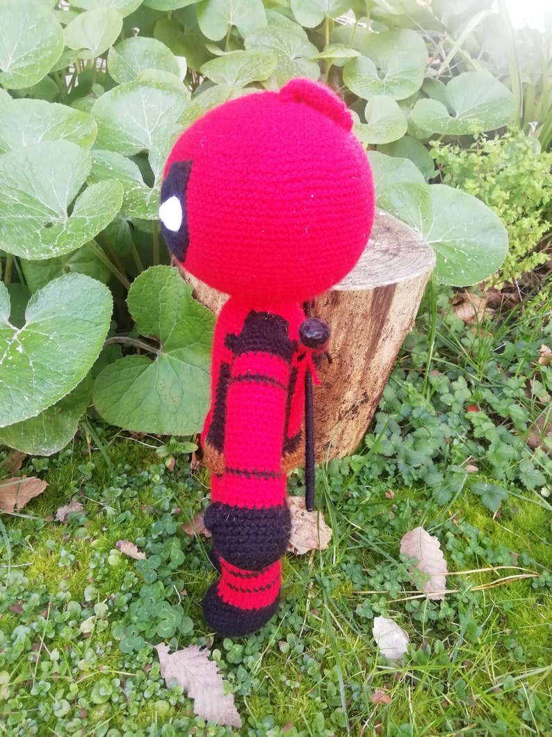 Deadpool PDF Crochet Pattern. Plushie Amigurumi Pattern in - Etsy