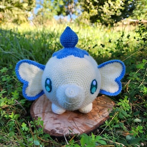 Teafant Crochet Pattern. Palworld PDF Plushie Amigurumi Pattern in ...