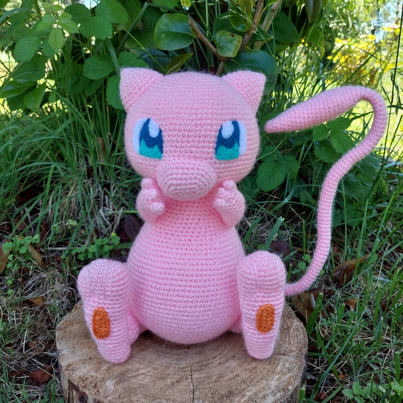 Mew Crochet Pattern. PDF Plushie Amigurumi Pattern in English - Etsy