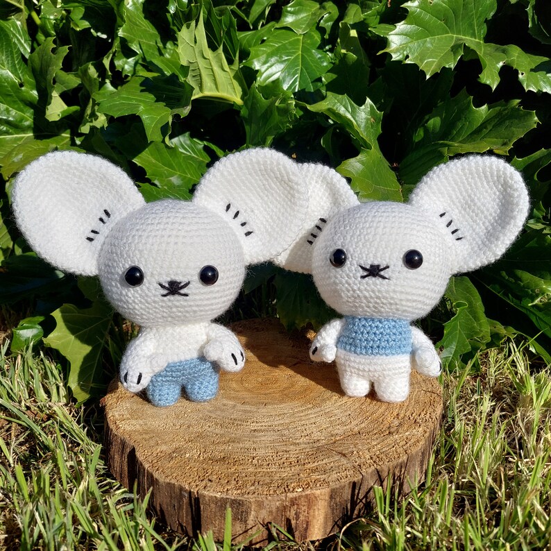 Maushold Tandemaus Crochet Pattern. PDF Plushie Amigurumi - Etsy