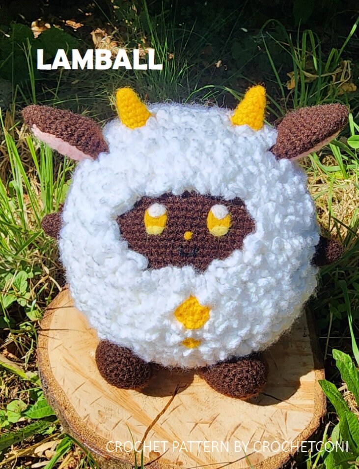 Lamball Crochet Pattern. Palworld PDF Plushie Amigurumi Pattern in ...