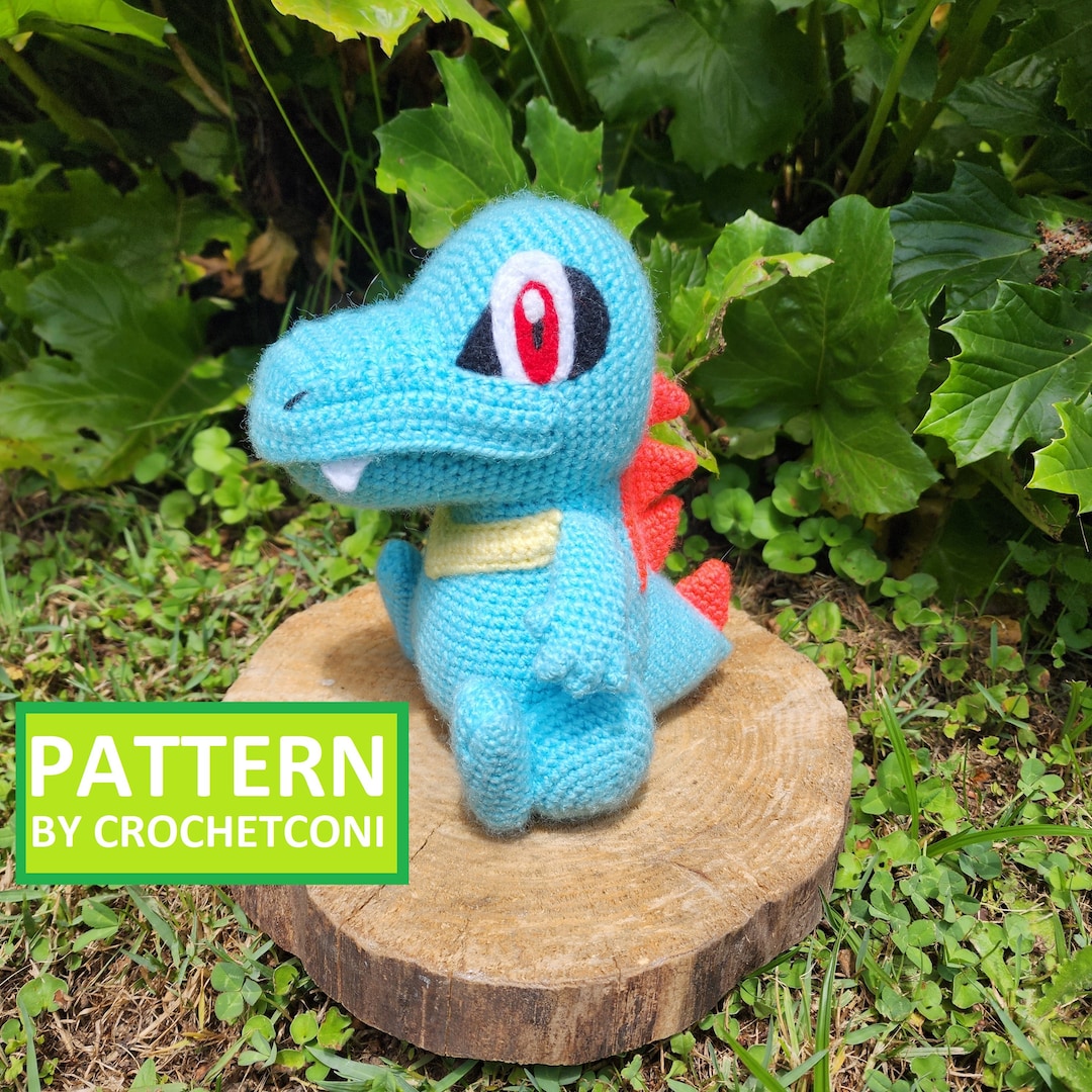Totodile Crochet Pattern. PDF Plushie Amigurumi Pattern in English - Etsy