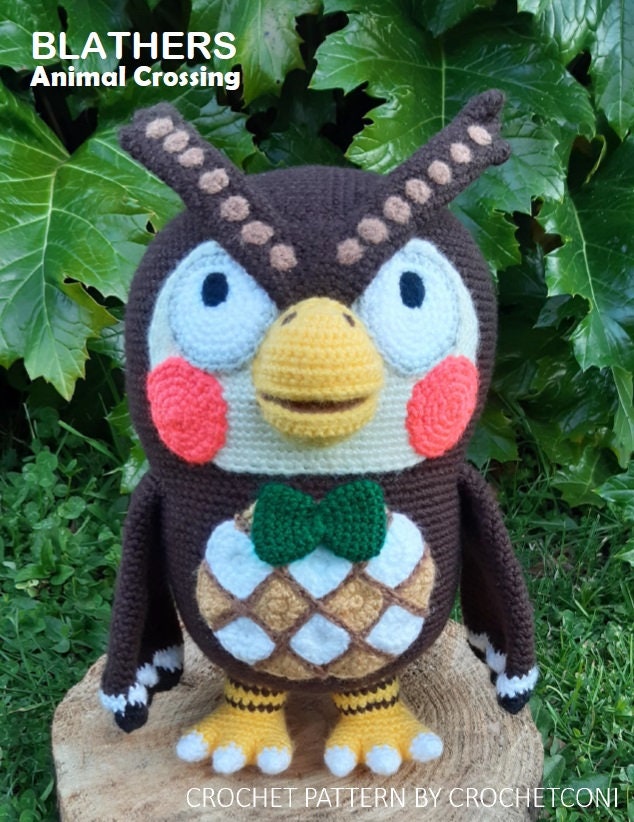 Animal Crossing NPC Crochet Pattern Bundle for Celeste, Blathers, Niko ...