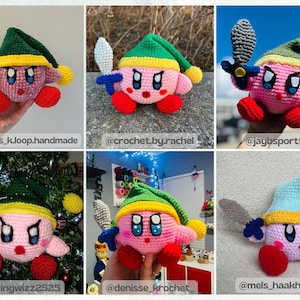 Kirby Crochet Pattern. PDF Plushie Amigurumi Pattern in English ...