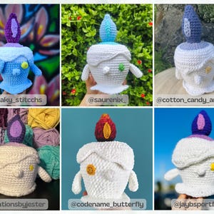 Litwick Pokemon, PDF Crochet Pattern. Plushie Amigurumi Pattern in ...