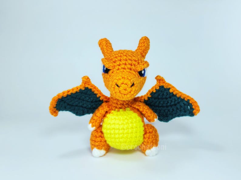 Charizard Crochet Pattern. PDF Plushie Amigurumi Pattern in English - Etsy